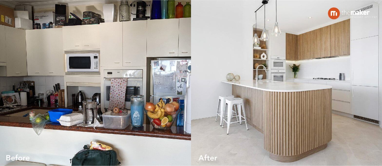 Before & Afters Of Our Kitchen Transformations | The Maker Designer ...